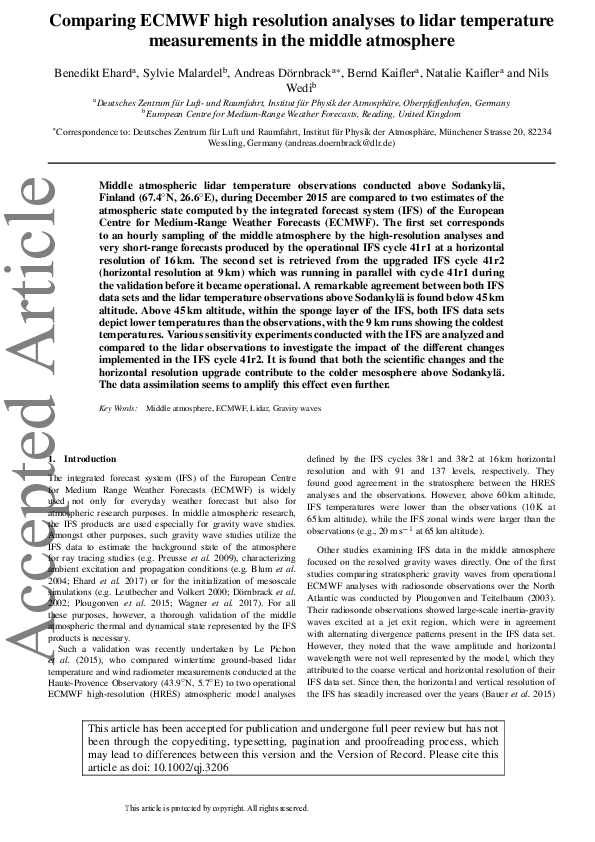 (PDF) Comparing ECMWF high‐resolution analyses with lidar temperature ...