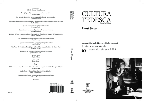 (PDF) Ernst Jünger, numero monografico della rivista «Cultura tedesca ...