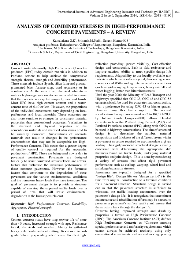 (PDF) Analysis of Combined Stresses in High-Performance Concrete ...