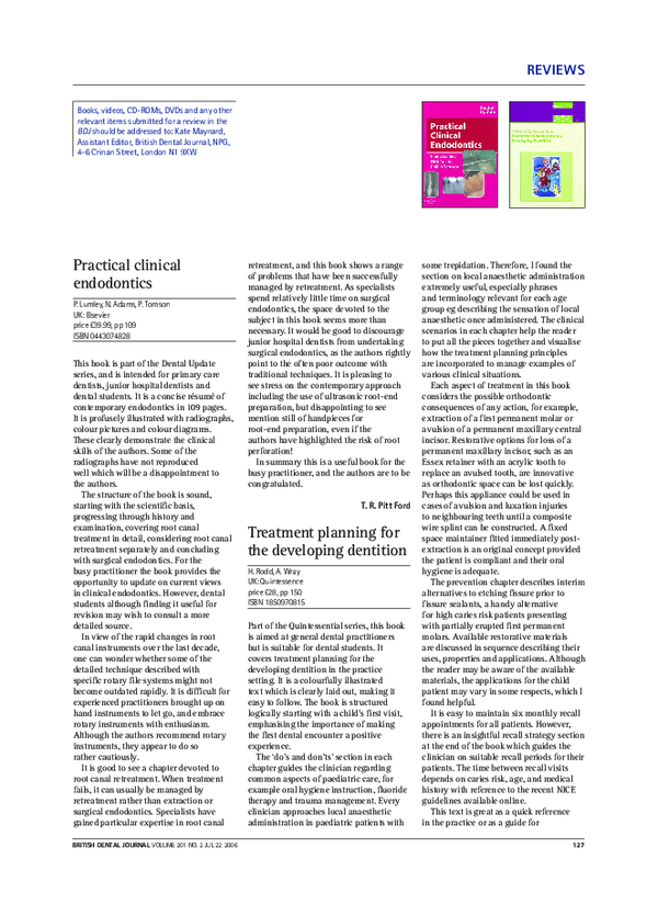 (PDF) Practical clinical endodontics