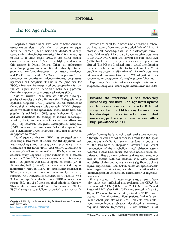 (PDF) The Ice Age reborn?