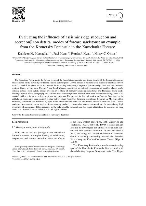 (PDF) Evaluating the influence of aseismic ridge subduction and ...