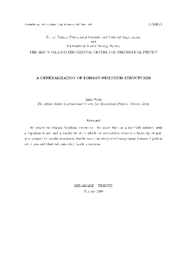 (PDF) United Nations Educational Scientific and Cultural Organization ...