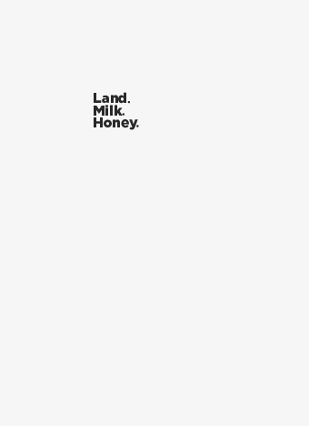 (PDF) Land. Milk. Honey: Animal Stories in Imagined Landscapes