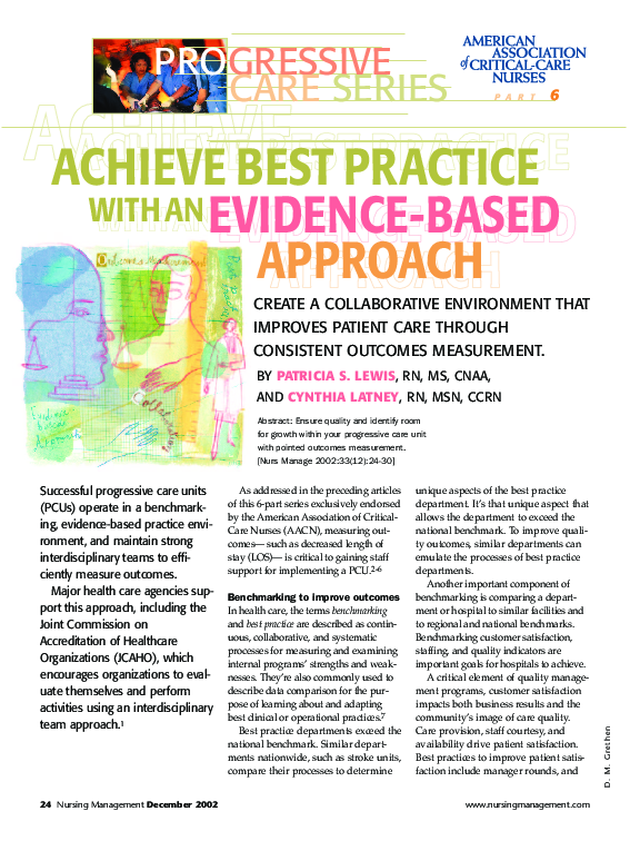 (PDF) Achieve best practice with an evidence-based approach
