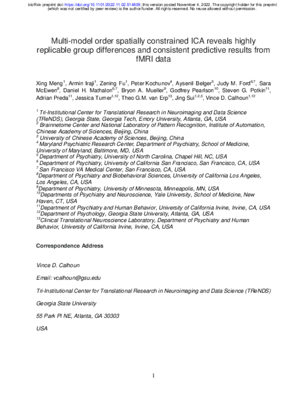 (PDF) Multi-model order spatially constrained ICA reveals highly replicable group differences ...