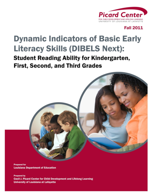 (PDF) Dynamic Indicators of Basic Early Literacy Skills (DIBLES Next)