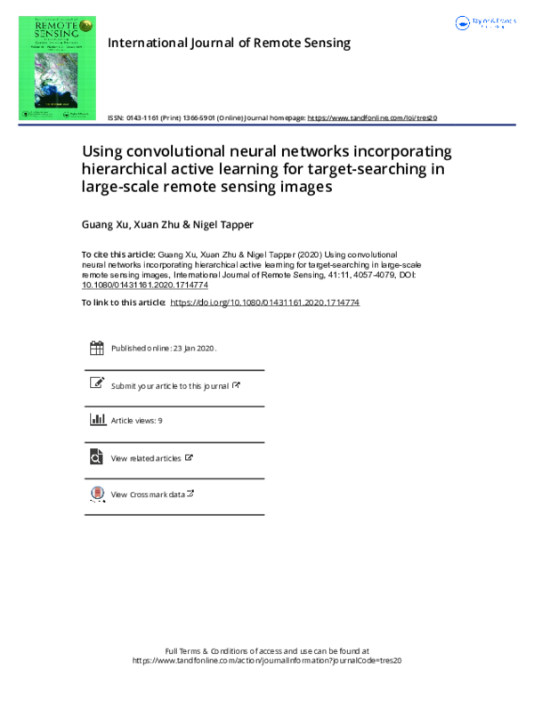 (PDF) Using convolutional neural networks incorporating hierarchical active learning for target ...