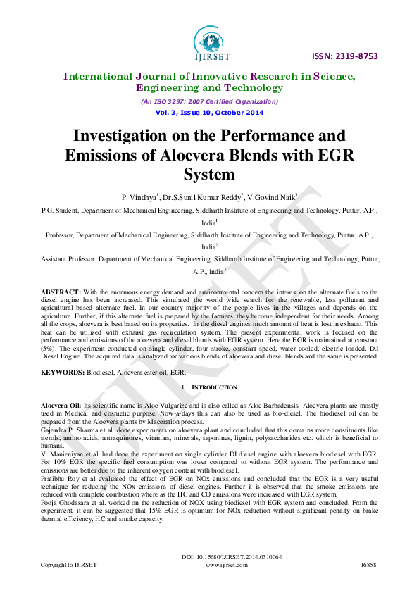 (PDF) Investigation on performance and emissions of a biodiesel engine through optimization ...