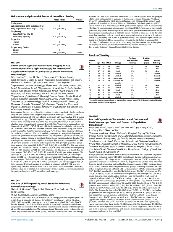 (PDF) Mo1066 Chromoendoscopy and Narrow Band Imaging Versus ...