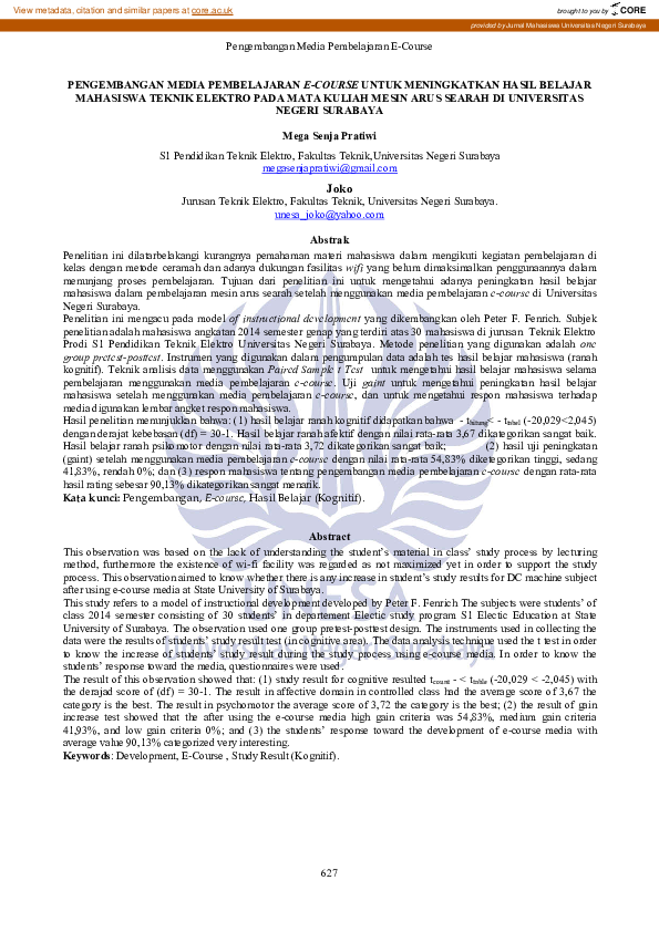 (PDF) Pengembangan Media Pembelajaran E-Course Untuk Meningkatkan Hasil ...