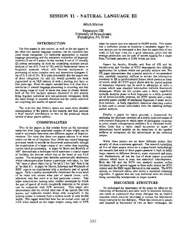 (PDF) Session summary