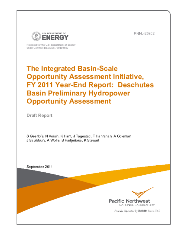 (PDF) The Integrated Basin-Scale Opportunity Assessment Initiative, FY 2011 Year-End Report ...