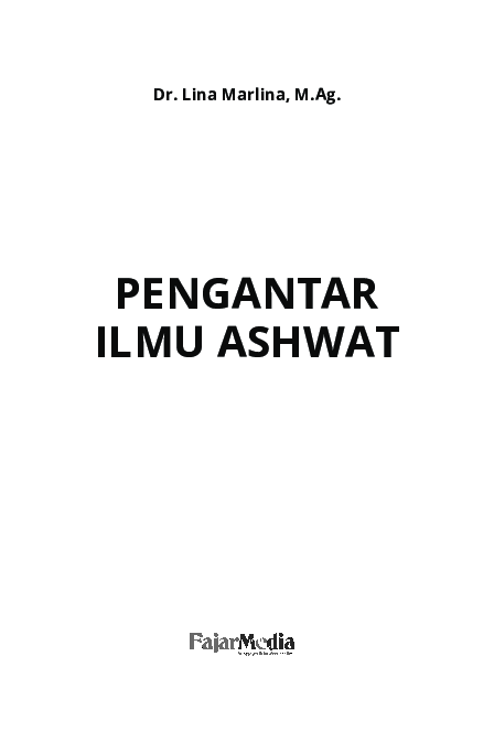 (PDF) Pengantar ilmu Ashwat