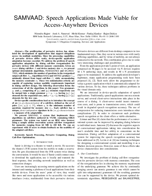 (PDF) SAMVAAD: speech applications made viable for access-anywhere ...