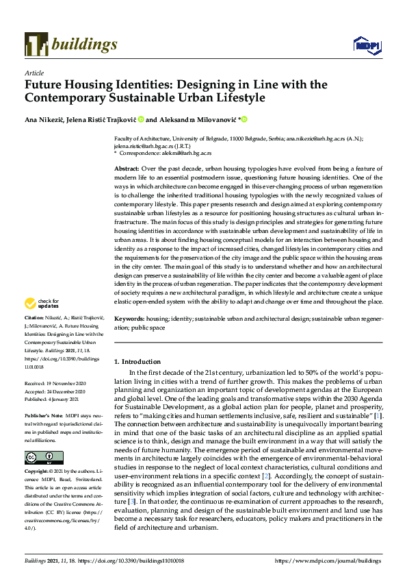 (PDF) Future Housing Identities: Designing in Line with the ...