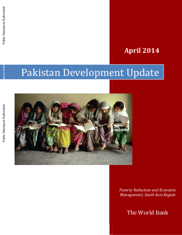 (PDF) Pakistan development update