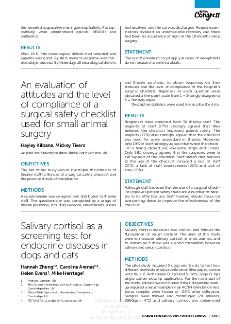 (PDF) Salivary cortisol as a screening test for endocrine diseases in ...