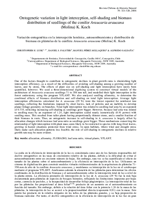 (PDF) Ontogenetic variation in light interception, self-shading and biomass distribution of ...