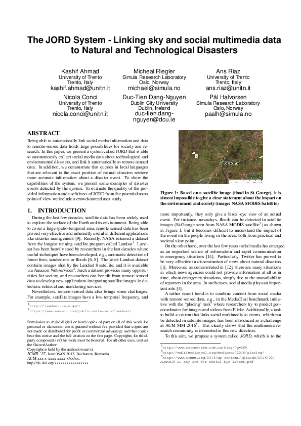 (PDF) The JORD System