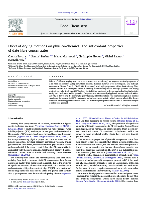 (PDF) Effect of Drying Methods on Physicochemical and Sensory Qualities of Fufu
