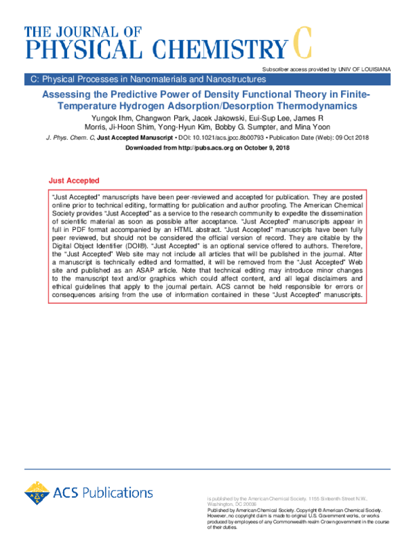 Pdf Assessing The Predictive Power Of Density Functional Theory In Finite Temperature Hydrogen