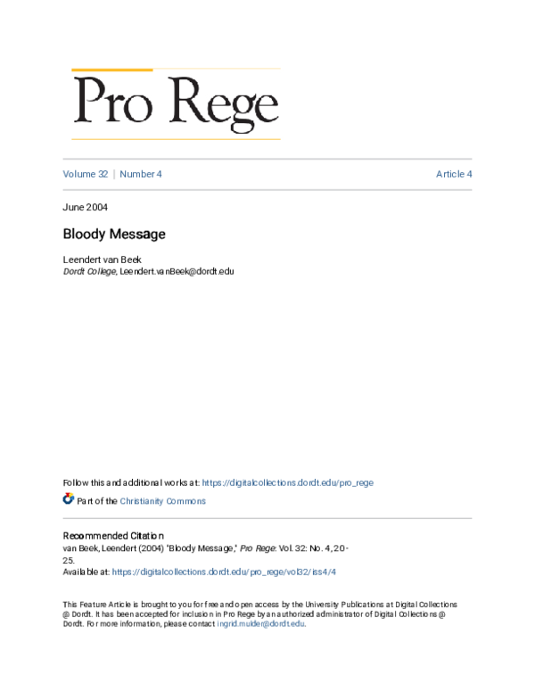 (PDF) Bloody Message