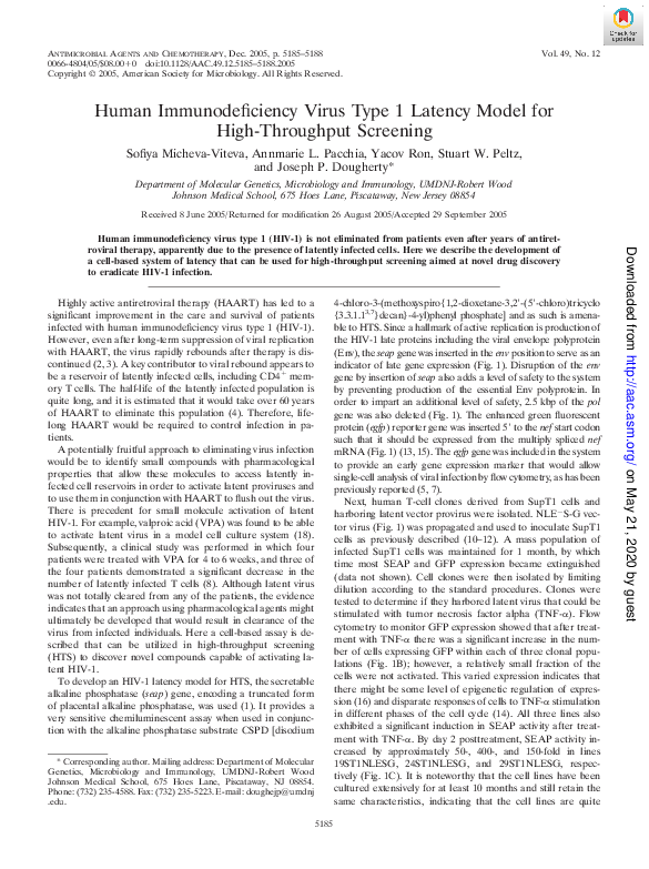 (PDF) High Throughput Screening