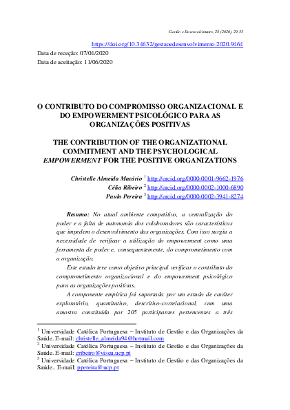 (PDF) The contribution of the organizational commitment and the ...
