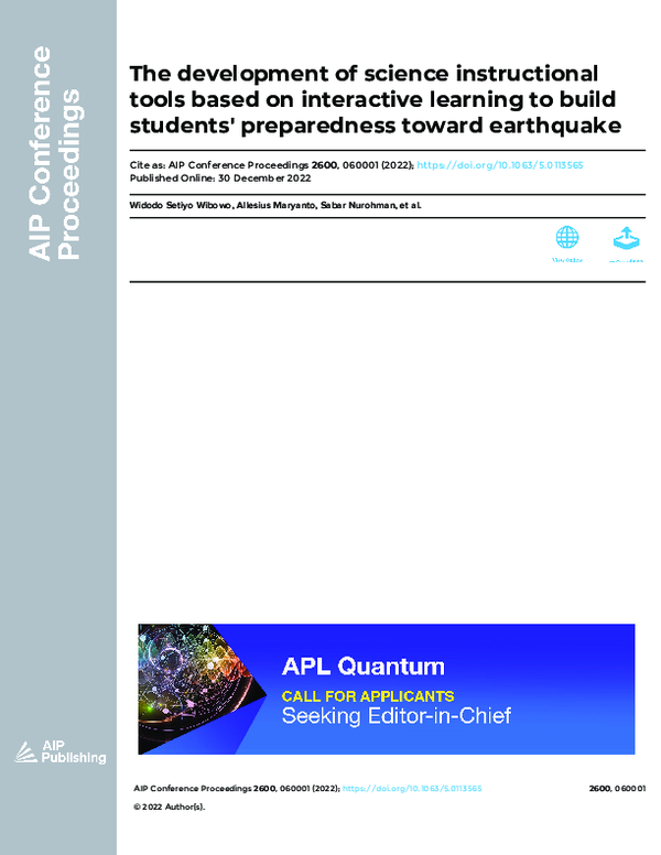 (PDF) The development of science instructional tools based on ...
