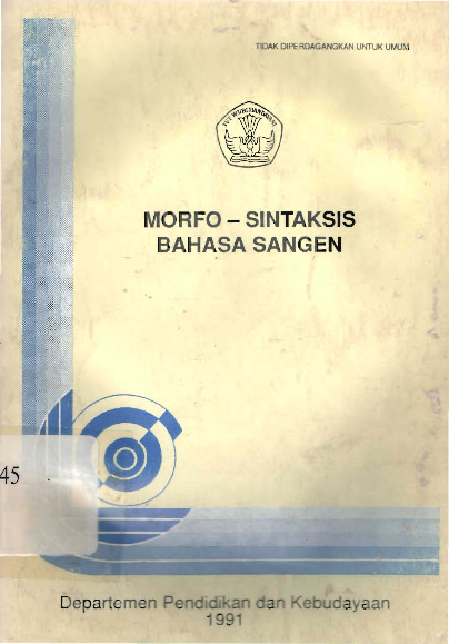 (PDF) Morfo-sintaksis bahasa Sangen