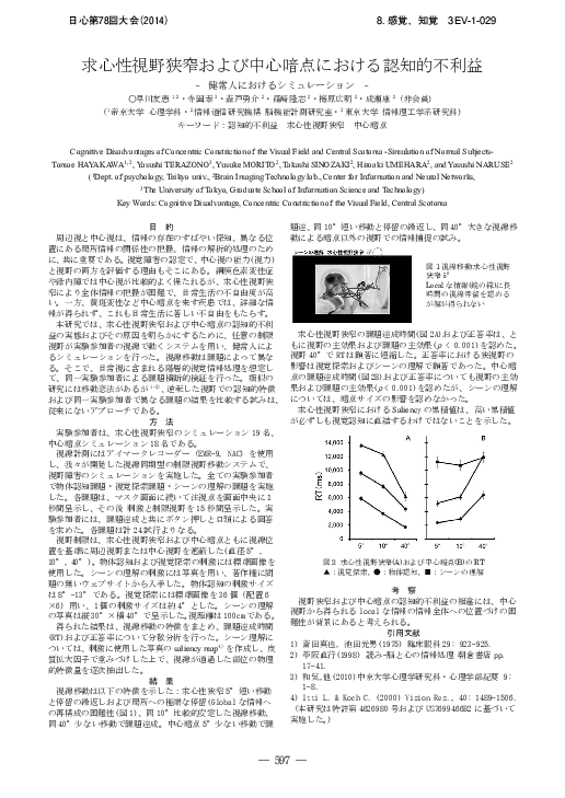 (PDF) Cognitive Disadvantages of Concentric Constriction of the Visual ...