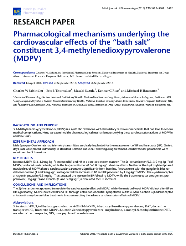 (PDF) Pharmacological Mechanisms Underlying the Cardiovascular Effects ...
