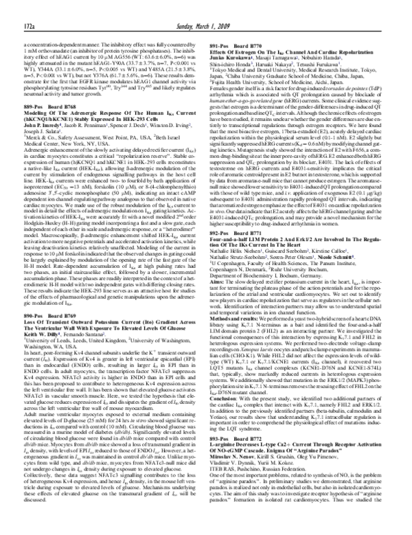 (PDF) Effects Of Estrogen On The IKr Channel And Cardiac Repolarization ...