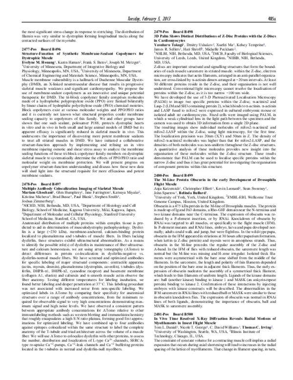 (PDF) The M-Line Protein Obscurin in the early Development of ...