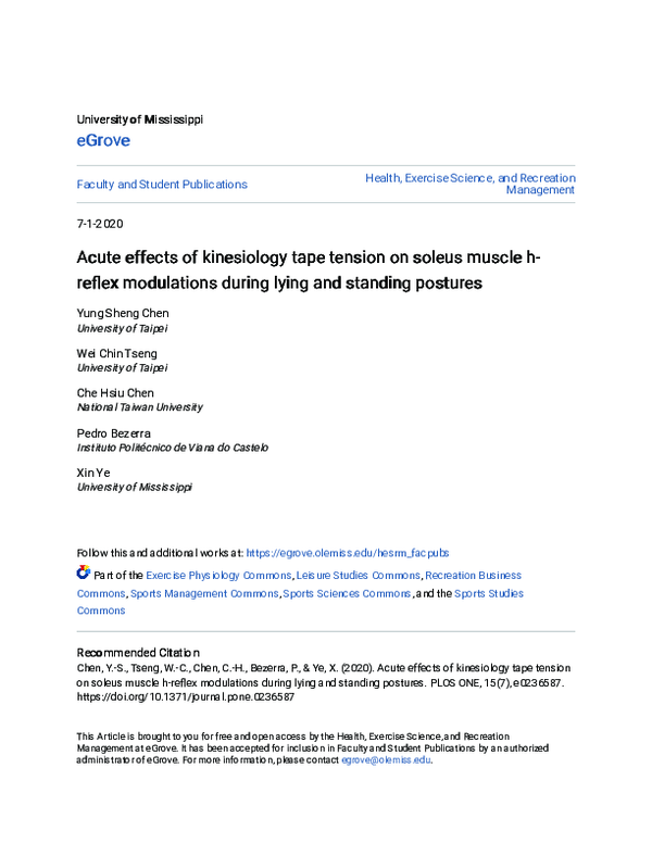 (PDF) Acute effects of kinesiology tape tension on soleus muscle h ...