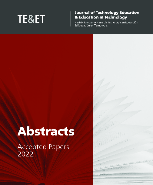 (PDF) Journal of Technology Education & Education in Technology - Abstracts Accepted Papers 2022