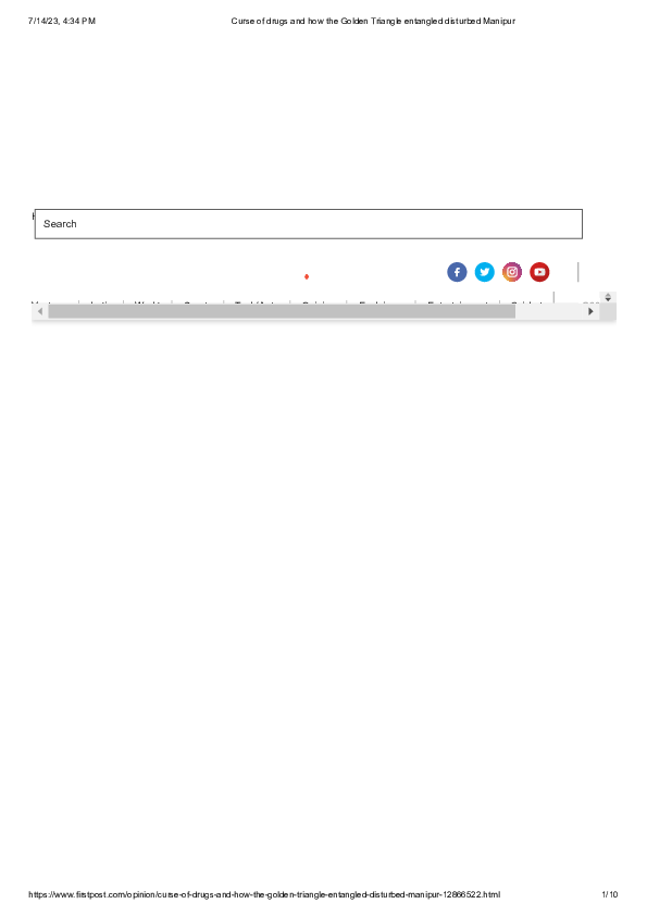 (PDF) Curse of drugs and how the Golden Triangle entangled disturbed ...