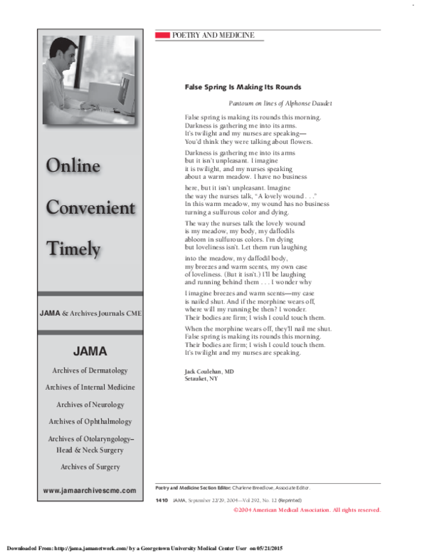 (PDF) False Spring Is Making Its Rounds