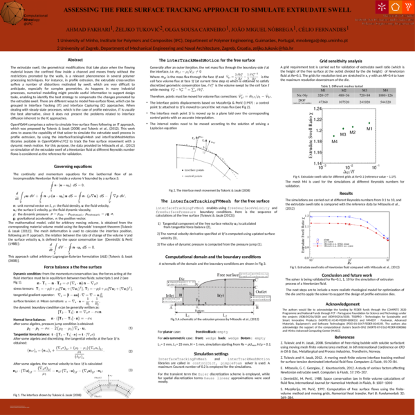 (PDF) Assessing the free surface tracking approach to simulate ...
