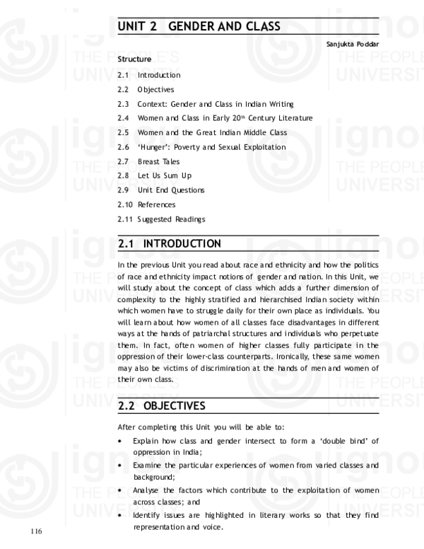 (PDF) 'Gender and Class in India’, in Interrogating the Nation ...