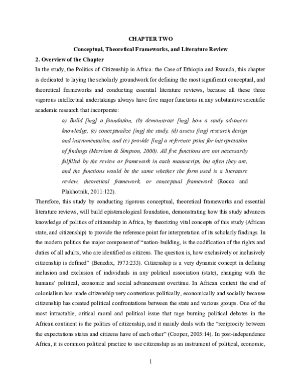 (DOC) Conceptual, Theoretical Frameworks, and Literature Review | Dawit ...