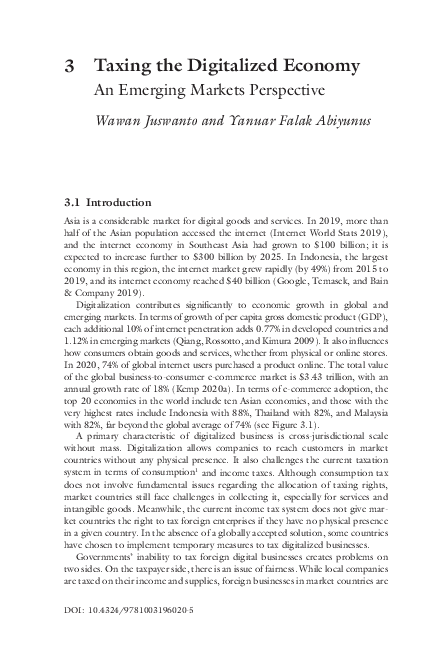 (PDF) Taxing the Digitalized Economy