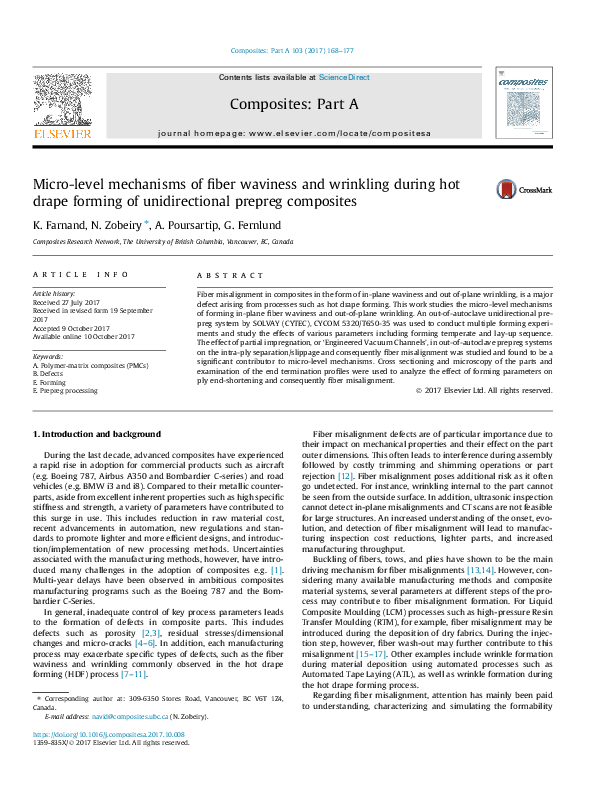 (PDF) Micro-level mechanisms of fiber waviness and wrinkling during hot ...