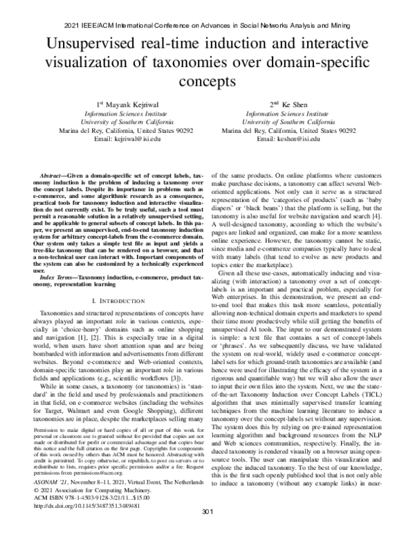 (PDF) Unsupervised real-time induction and interactive visualization of taxonomies over domain ...