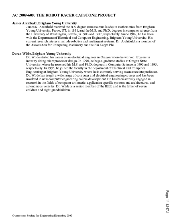 (PDF) The Robot Racer Capstone Project