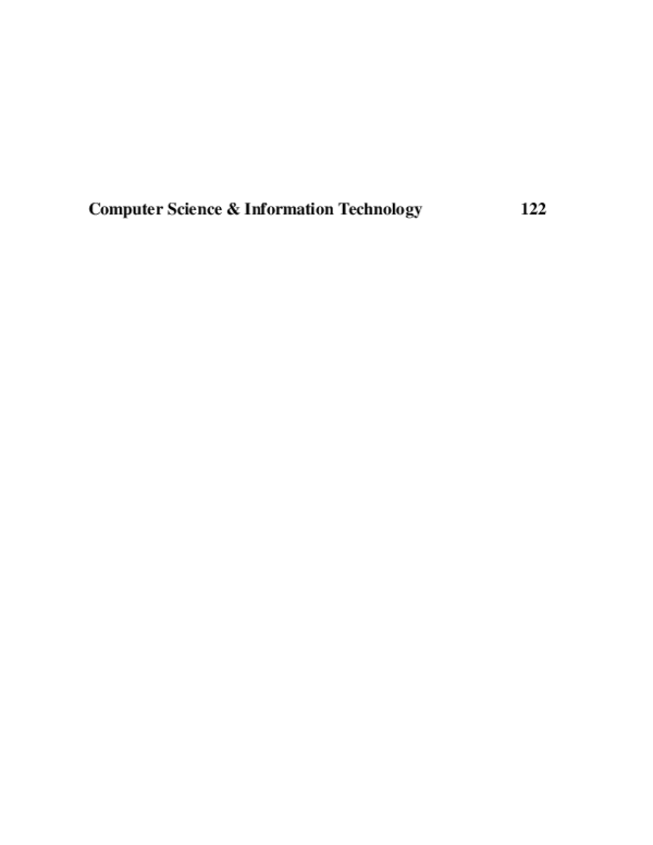 (PDF) Computer Science Information Technology