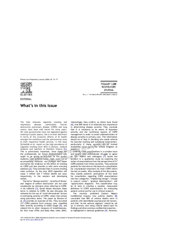 (PDF) What's in this issue?