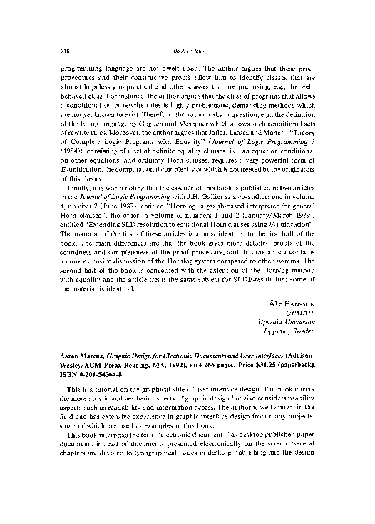 (PDF) Graphic design for electronic documents and user interfaces