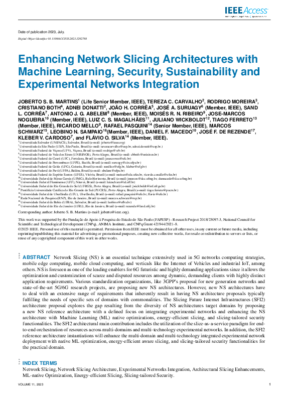 (PDF) Enhancing Network Slicing Architectures with Machine Learning ...